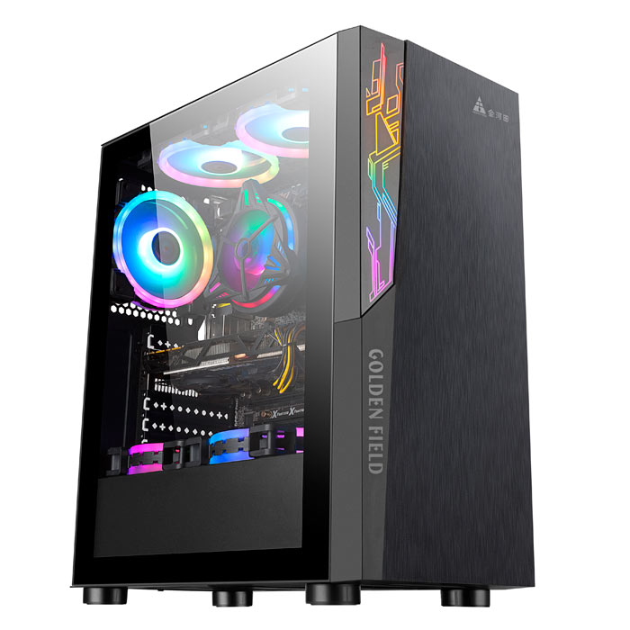 GOLDEN FIELD 1091B ATX GAMING CASE - Tech Square