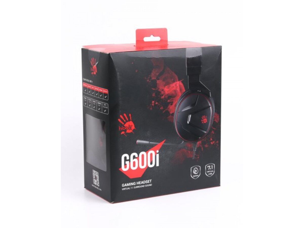 A4TECH Bloody G600I Virtual 7.1 Surround Sound Gaming Headphone - Tech ...