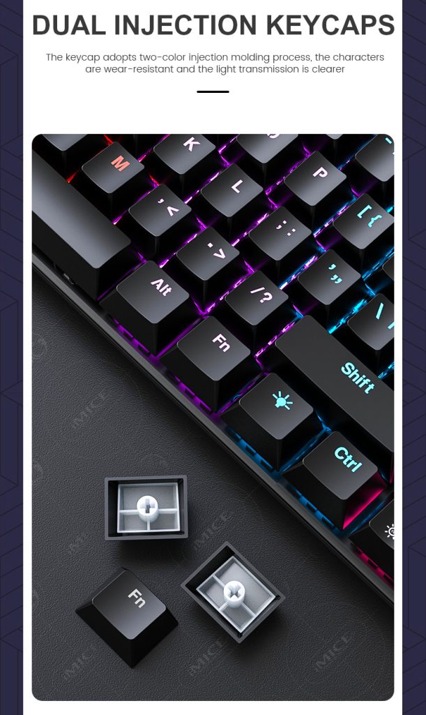 IMICE MK-X50 USB Wired Mechanical Keyboard - Tech Square